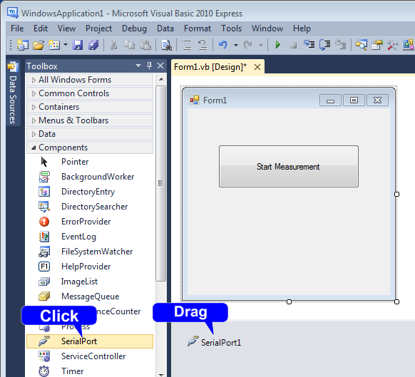 Change [PortName] to the port name to use for communication from the ...