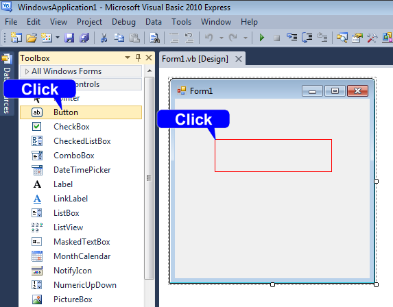 Change [Text] to "Start Measurement" from the Properties window.