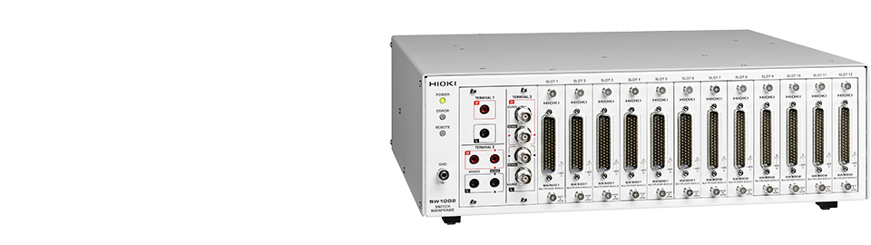 Multiplexer | SWITCH MAINFRAME SW1002 - Hioki