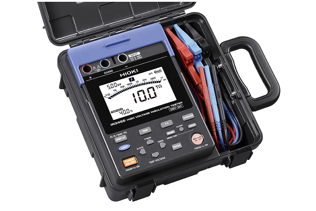 HIGH VOLTAGE INSULATION TESTER IR3455 Hioki HIGH VOLTAGE INSULATION TESTER IR3455 Hioki